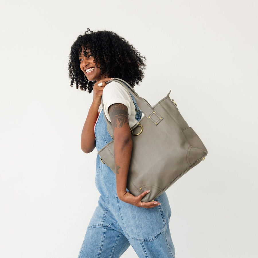 Chloe Leather Tote Bag