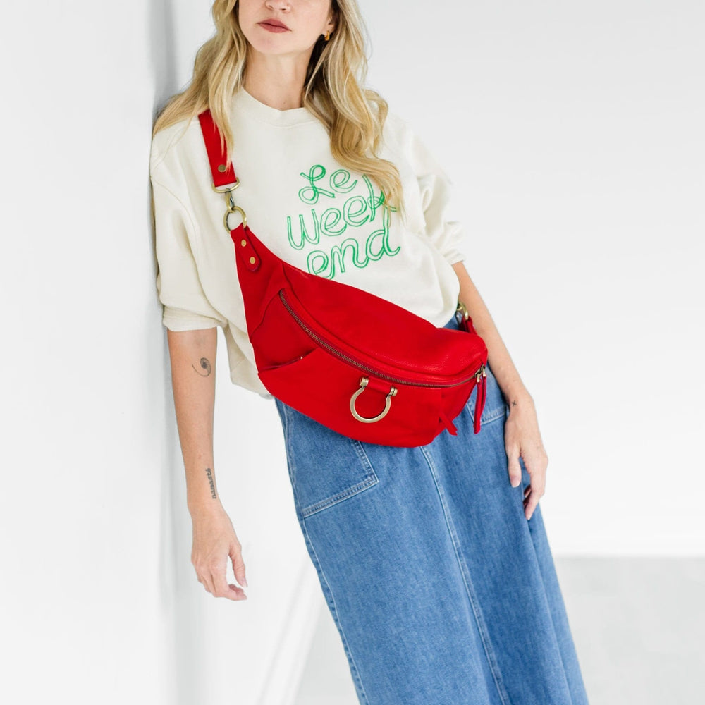 Dominique Leather Sling Bag