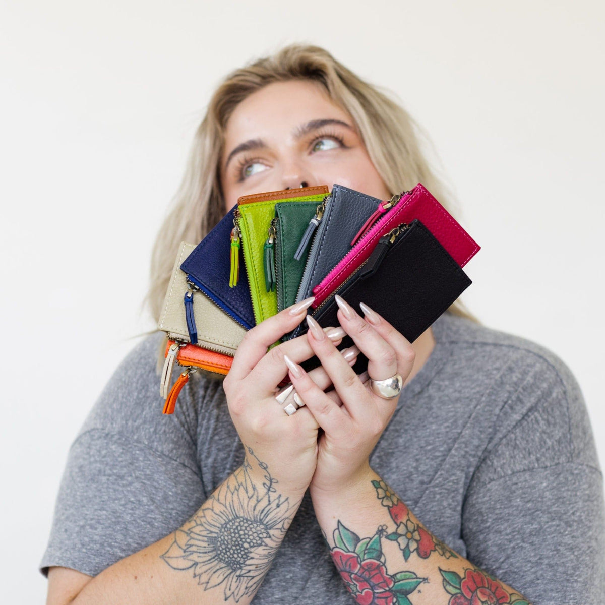 Emma Leather Wallet & Card Holder