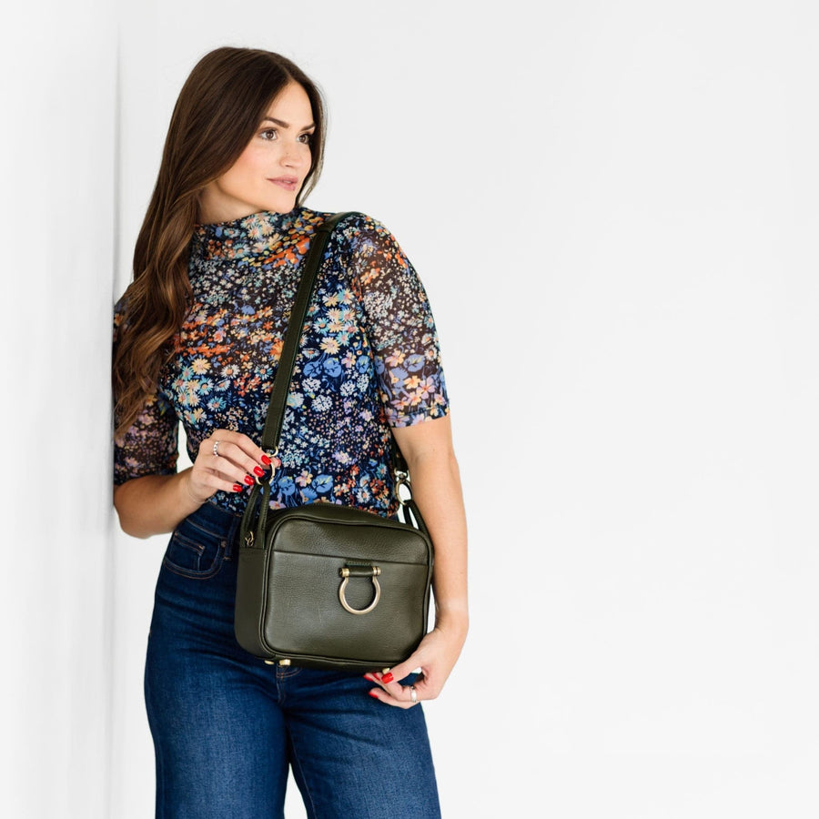 Jori Leather Crossbody Bag