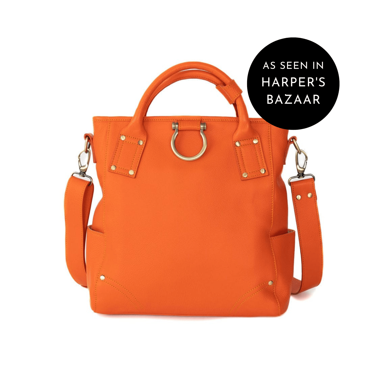 Chloe Leather Convertible Backpack and Crossbody Bag