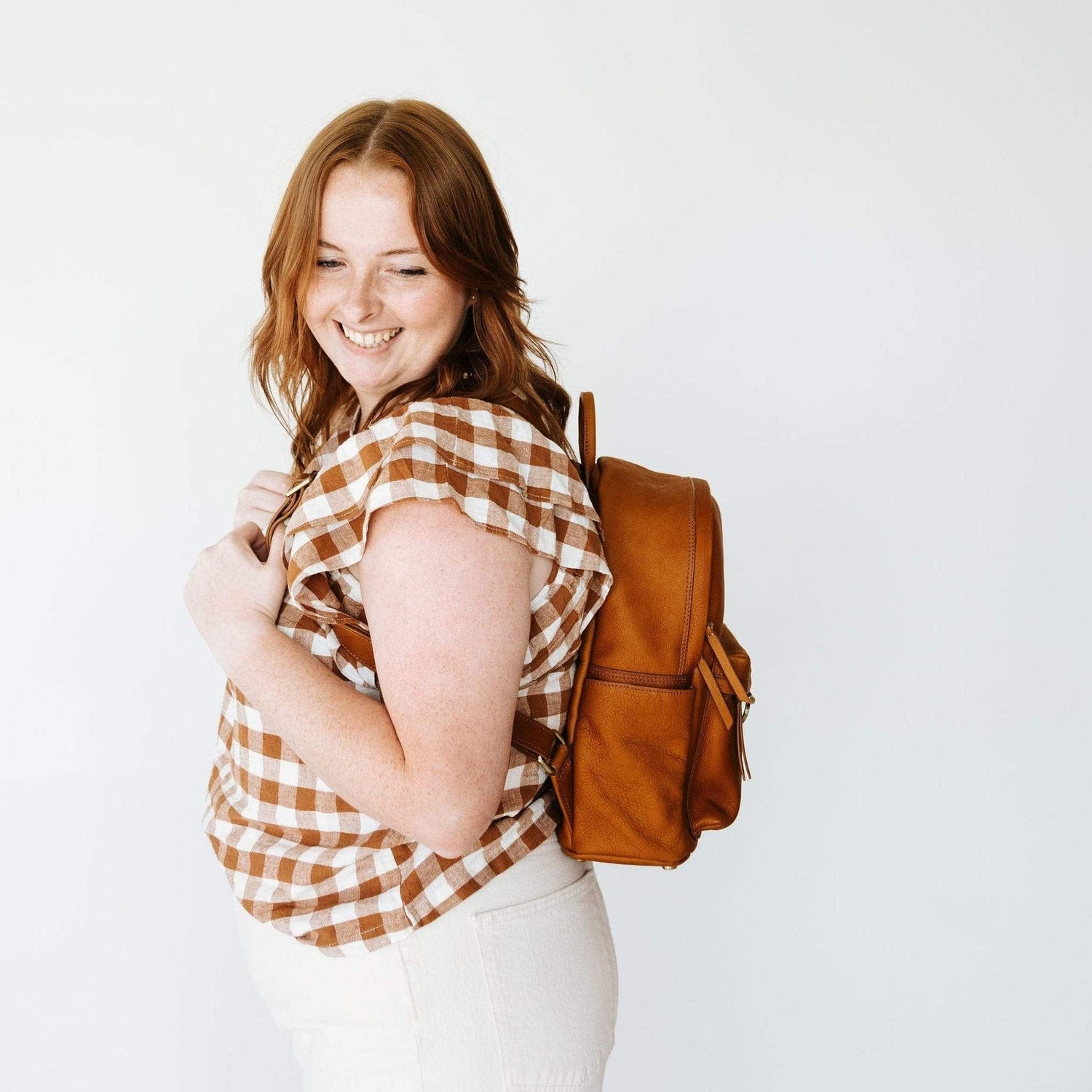 Amelia Leather Backpack