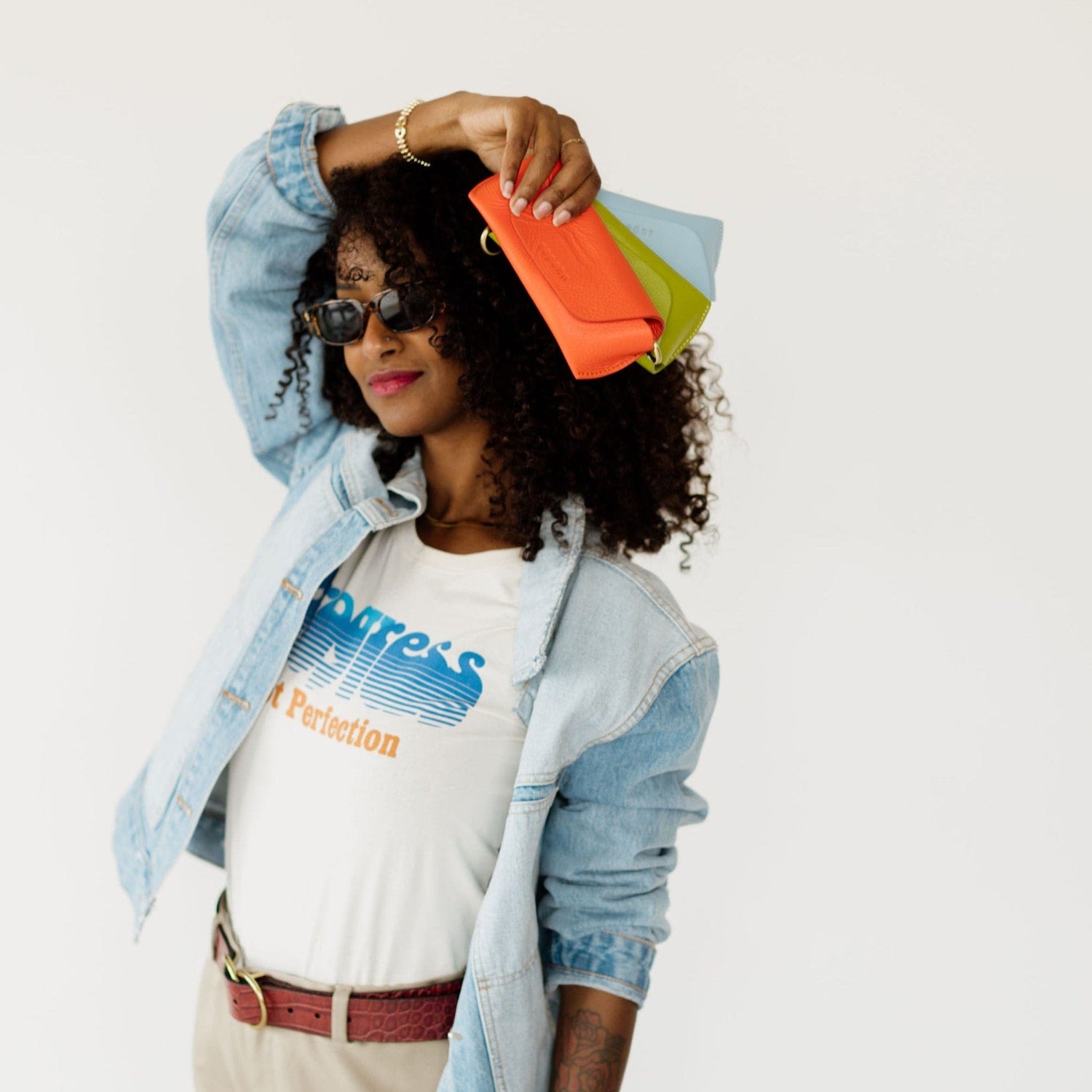 Susette Leather Sunglass Case